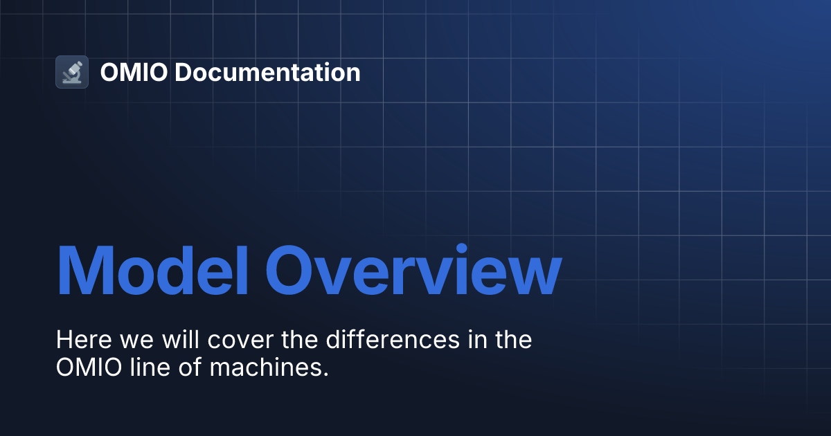 Model Overview | OMIO Documentation